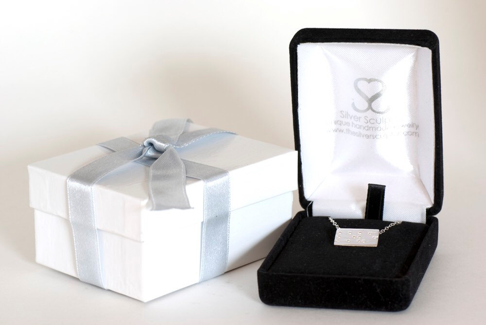 Binary Code Necklace, Initial Necklace, Bridesmaid Jewelry, Unique Gift ...