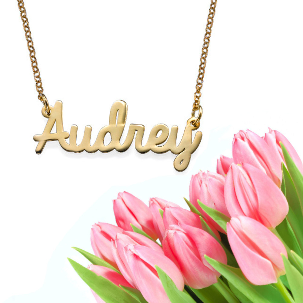 Cursive Name Necklace (gold)