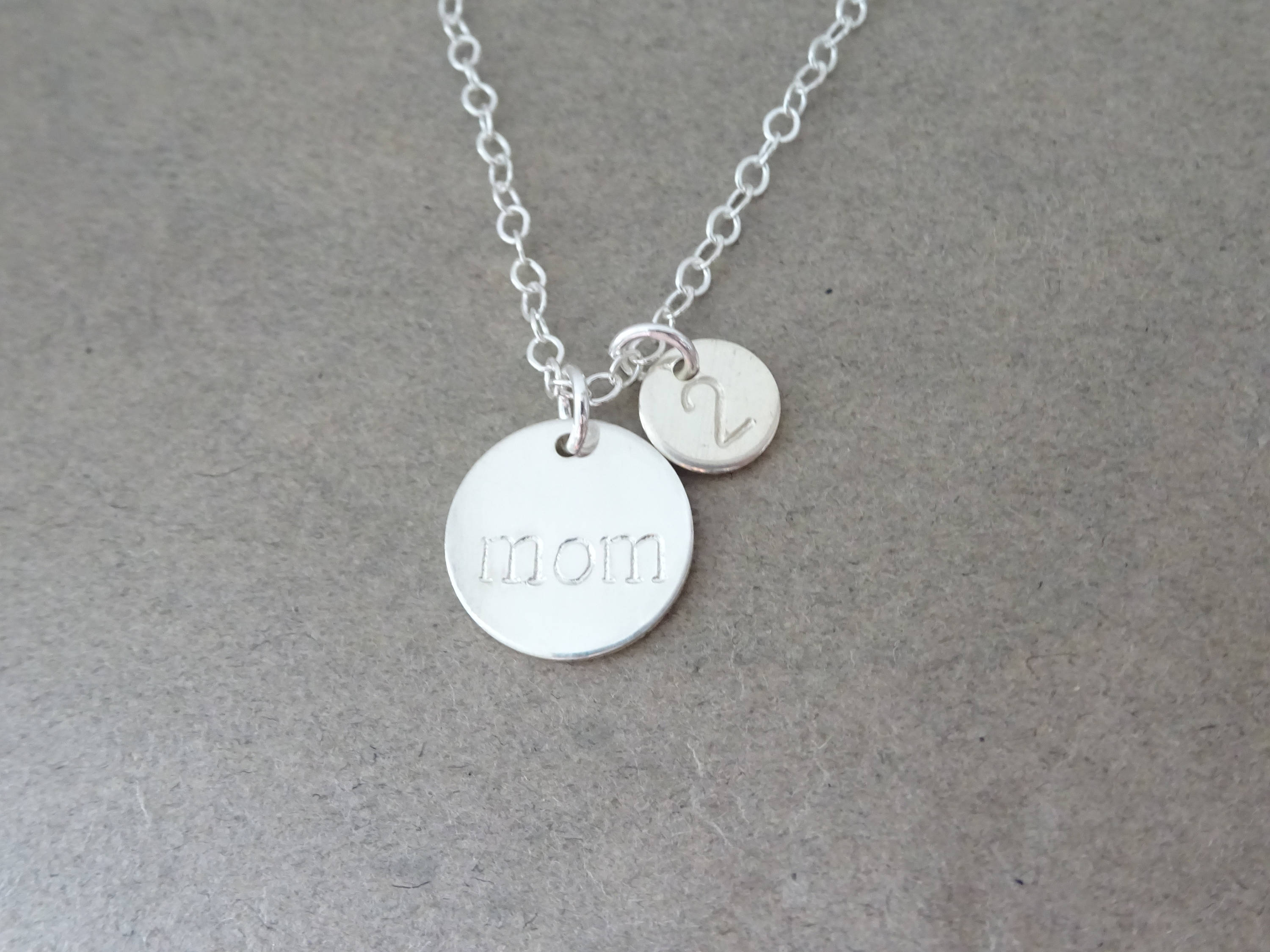 Mom necklace, Custom number of kids, Pregnancy announcement necklace ...
