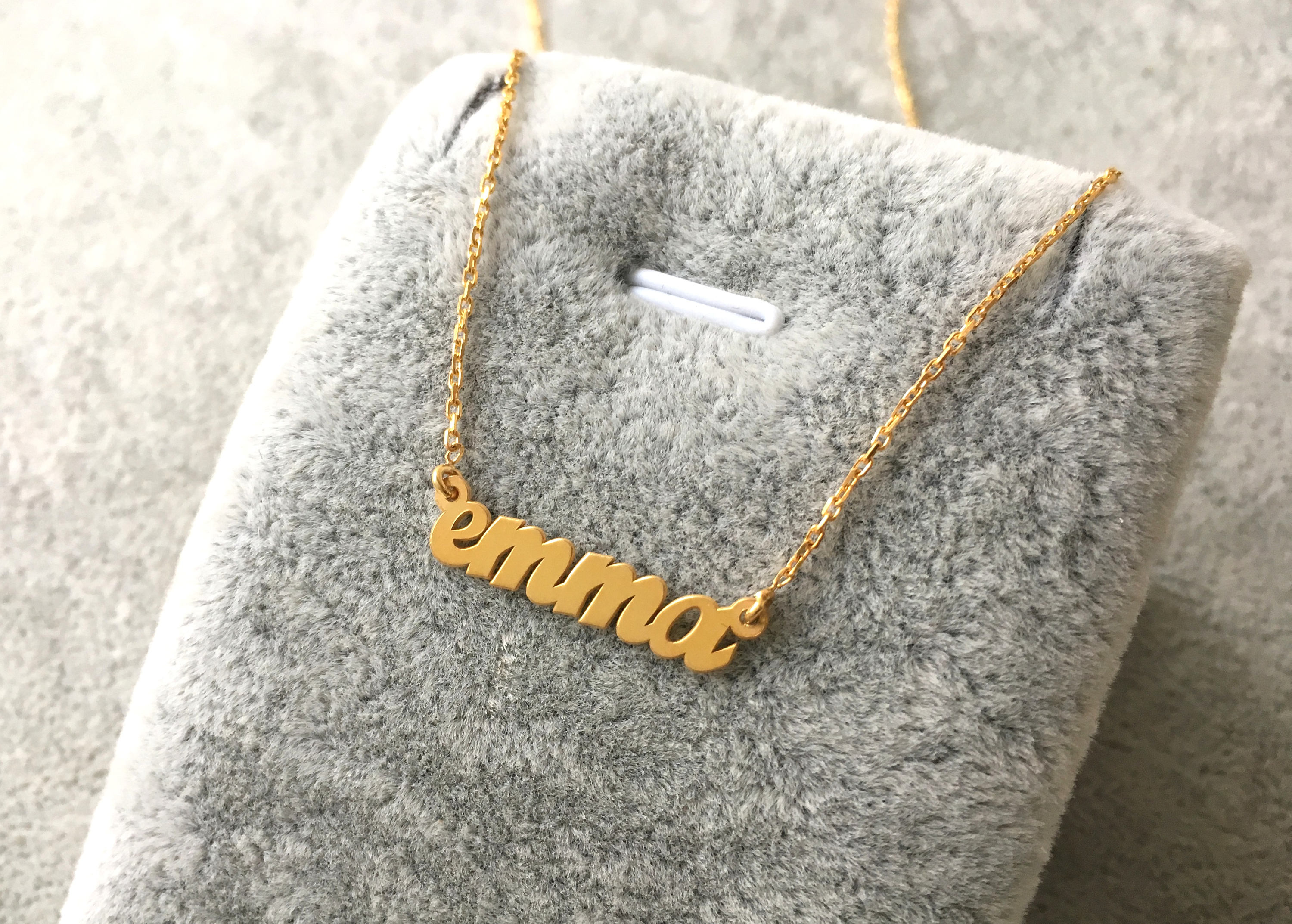 Name Necklace Gold, Custom Name Necklace, 14k Gold Name Necklace ...