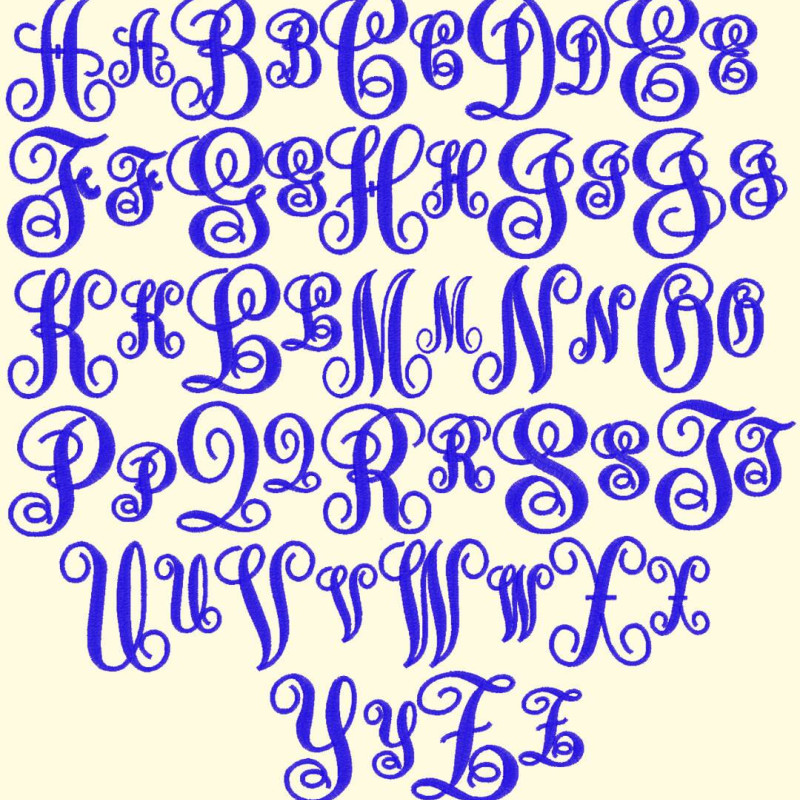 Solid Silver Magen David Monogram / Jewish Star Star of David Monogram ...