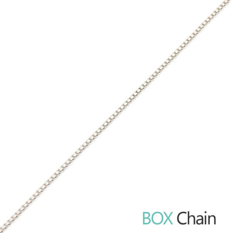 Sterling Silver Split Chain Monogram Necklace 1.2"